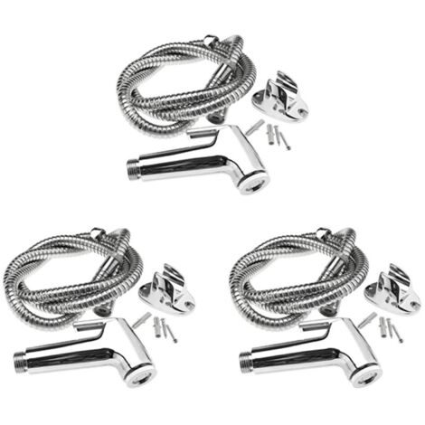 3X Toilet Bathroom Hand Held Handheld Sprayer Shower Bidet Hose Holder