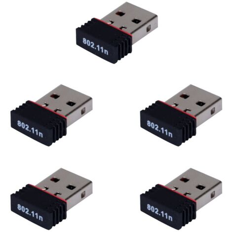 5X New Realtek USB Wireless 802.11B/G Lan Card Wifi Network Adapter RTL8188