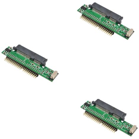 3X 7+15 Pin Sata Ssd Hdd Female to 2.5 Inch 44Pin Ide Male Adapter for ...