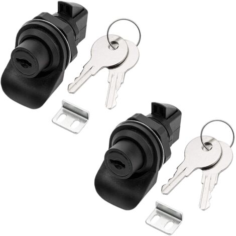 2 Set Locking Push Button Latch for Marine Boat Radio Box, Tool Box ...
