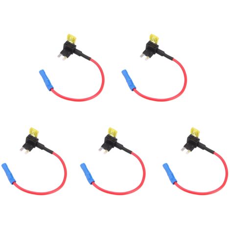5X 2-Insert Blade Fuse Adapter Voltage Tap for Automotive Fuses ATT ...
