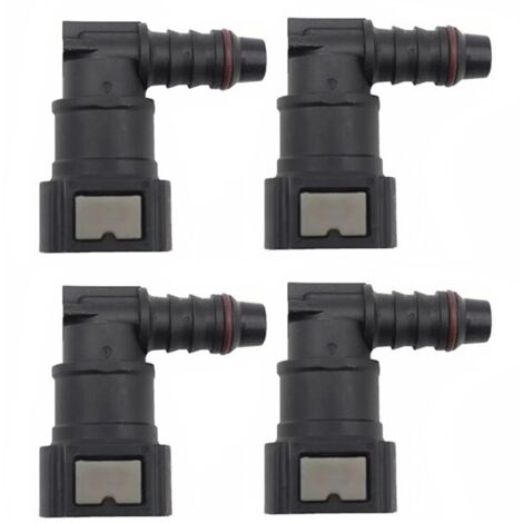 2X 9.89 ID8 Curved Fuel Line Quick Connector, Urea Tube Pipe Fittings ...