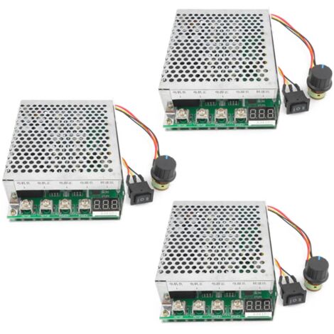 3X DC 10-55V 100A 3000W Motor Speed Controller Reversible PWM Control Forward and Reverse Controller