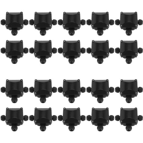 3-Way Junction Box, IP 68 Waterproof Connectors for Outdoor Lighting ...