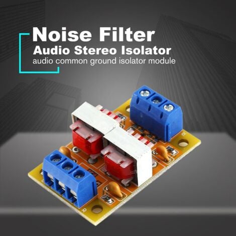 6X Audio Stereo Isolator Current Sound Interference Filter Eliminator ...