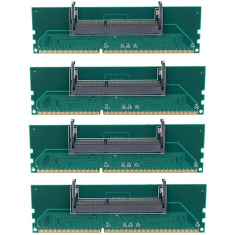 4X DDR3 Laptop SO-DIMM to Desktop DIMM Memory RAM Connector Adapter ...