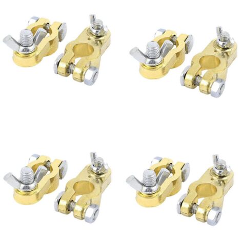 8 Pcs Automotive Car Boat Truck Battery Terminal Clamp Clip Connector ...