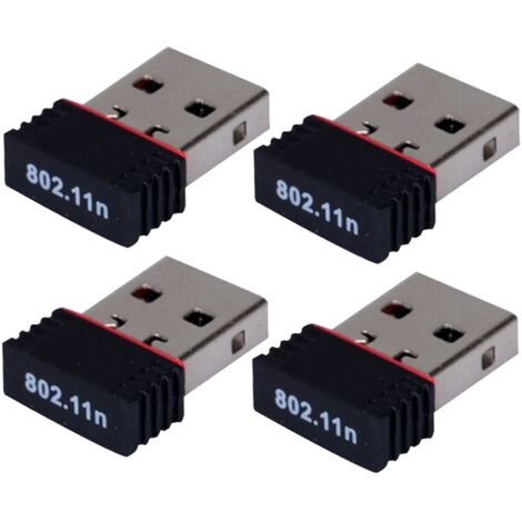 4X New Realtek USB Wireless 802.11B/G Lan Card Wifi Network Adapter RTL8188