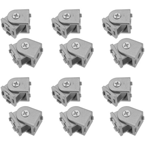 12 Pcs Aluminum Alloy Pivot Joint for Aluminum Extrusion Profile 2020 ...