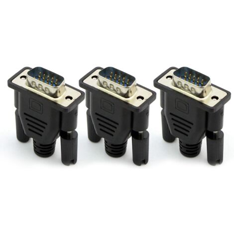 3X VGA Virtual Display Adapter Male Dummy Plug EDID Headless Ghost ...