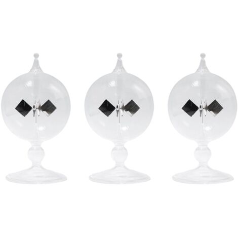 3X Clear Solar Power Radiometer Sun Light Energy Vanes Glass Radiometer ...