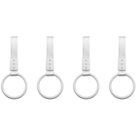 4X Ring Handle Strap Charm Round JDM Tsurikawa Ring Subway Train Bus ...