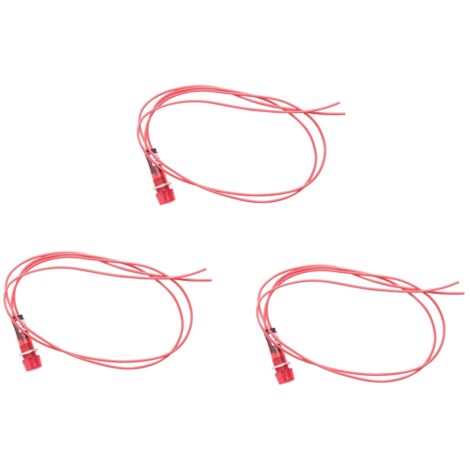 3X Neon Indicator Pilot Signal Lamp Red Light AC 250V W2 Wires