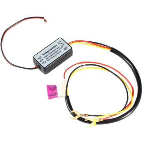 Car LED Daytime Running Lights Controller Relay Harness Dimmer On/Off 12-18V Fog Light DRL