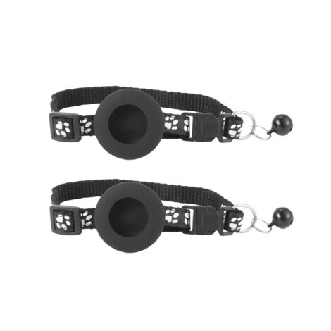 2Pack Cat Collar, for Air Tag Collars with Safety Buckle and Removable ...