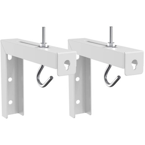 2Pcs Screen L-Bracket Wall Hanging Mount Adjustable Extension ...