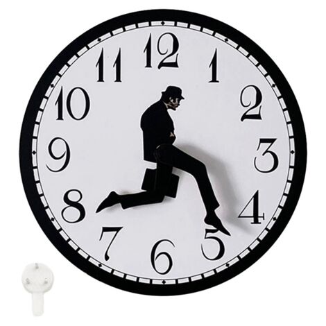 Walks Clock, Silly Walk Wall A Interesting Clock for Bedroom Kitchen ...