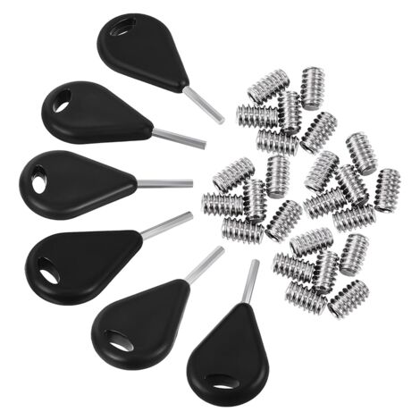 6 Pcs Surf Fin Key Surfing with 24 Screws Universal Hexagon Surfboard ...