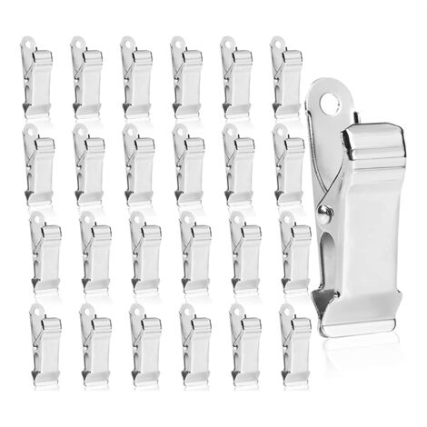 24 PCS Mini Clamps Metal Alligator Clips 1/2 Inch Wide Test Line for ...