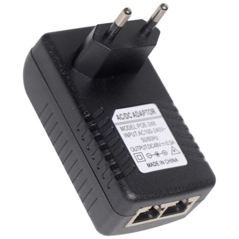 POE Injector for CCTV IP Camera Power Supply Ethernet Adapter IPC DC24V ...