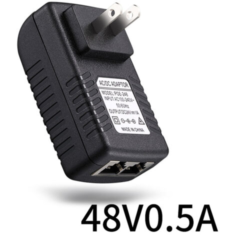 POE Injector for CCTV IP Camera Power Supply Ethernet Adapter IPC DC24V ...