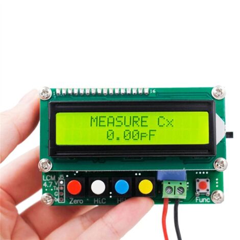 Digital Capacitor Meter Inductance Capacitance L/C LCD Tester Mini USB ...