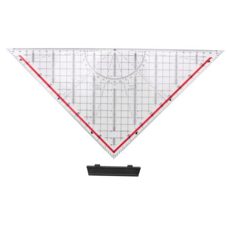 30CM Drawing Triangle Ruler Multi-Function Design with Handle ...