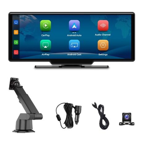 Wireless Carplay Screen,10.26In Car Stereo Touch Screen with Android ...