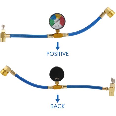 R134A Car Ac Refrigerant Charge Hose Kit Recharge With Gauge,A/C 1/2 ...