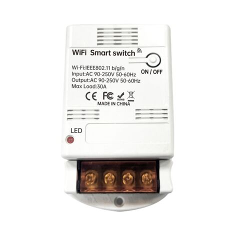 WiFi Smart Switch 30A Relay Module Controllers Home Automation On-Off ...