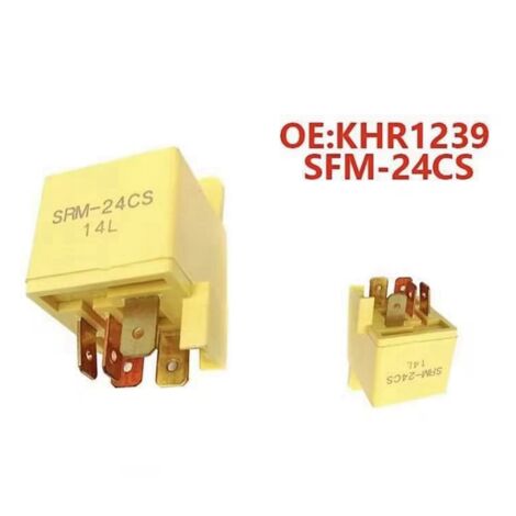 Quality Relay Switch KHR1239 SFM-24CS for SH200-3 SH200A3 Engineering Machinery Parts Excavator