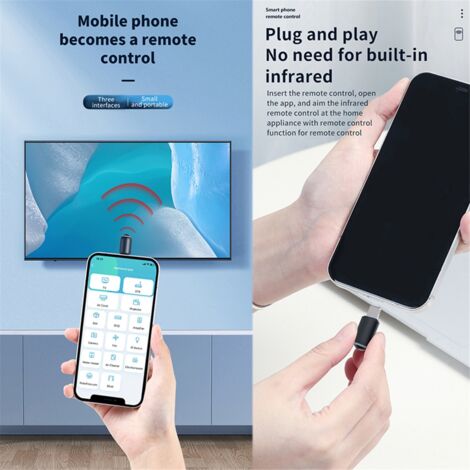 Smart Remote Mini Smartphone IR Controller Infrared TV Control Air ...