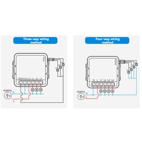WiFi Relay Switch Module 5A 3 / 4 Channel AC100-240V Work with Home ...