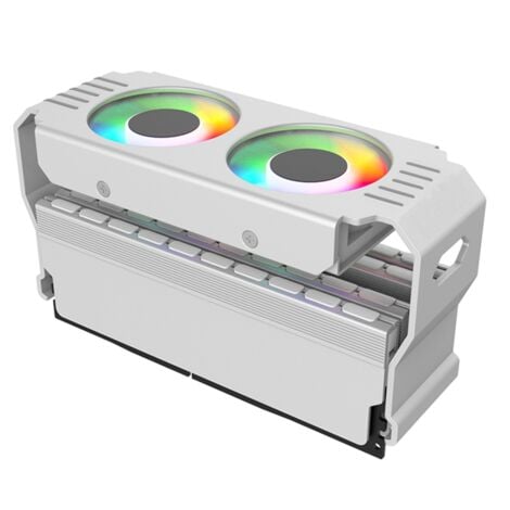 PC Case RAM Memory Module ARGB Cooler DDR3 to DDR5 5V 3Pin PWM 4Pin Light Sync 120mm Dual Fans ...