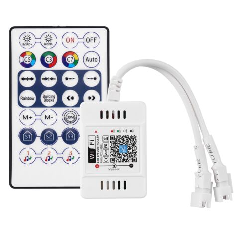 DC12-24V 28 Key Controller Remote Control for WS2811 RGB LED Strip