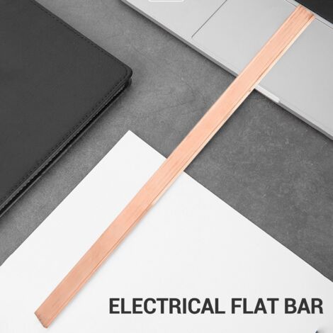 99.6% T2 Copper Cu Flat Bar Plate 3mm x 15mm 250mm Metal Strip