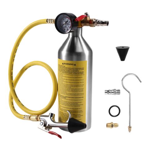 Air Conditioning Flushing Kit, Car Pipe Cleaning Tool Set, System Kit