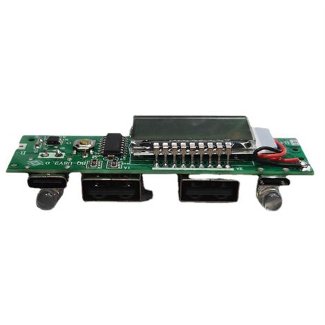 Lithium Battery LED Dual USB 5V 2.4A Circuit Board Micro/Type-C