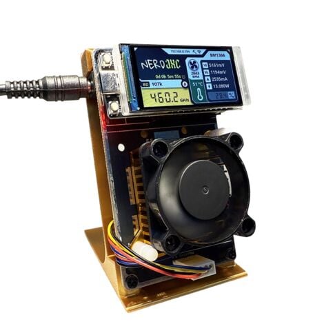 NerdMiner 500Gh/S BM1366 ASIC Chip Vertical Miner Solo Lottery BTC ...