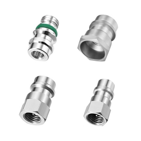 4pc VA-LH11 A/C R-12 to R-134a Retrofit Conversion Adapter Fitting for ...
