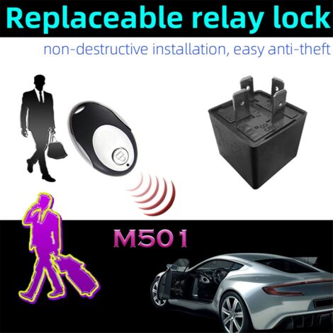 12V Wireless Immobilizer Car Engine Lock Security Anti-Theft System