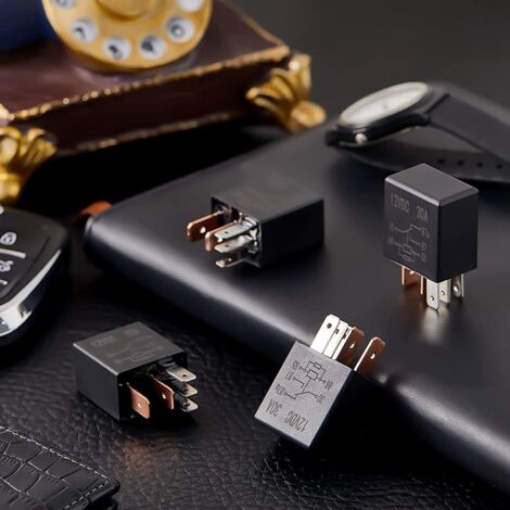 5 Pin 12V 30A Relay Automotive Car Heavy Duty for Motor Accessories (4 ...