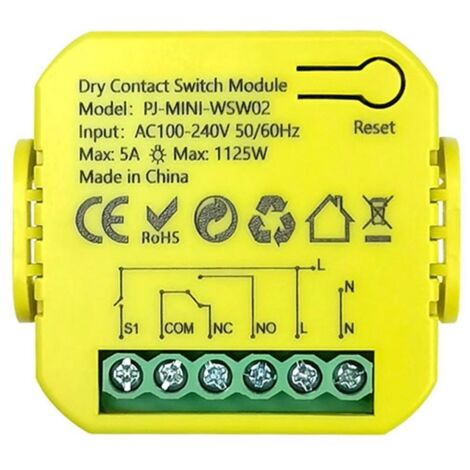 Tuya Smart Life Dry Contact Relay WiFi Module Switch Timer App