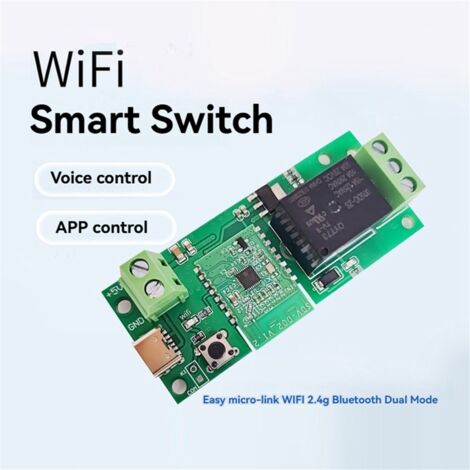 Self-Locking Wireless Smart Home Relay Switch Module