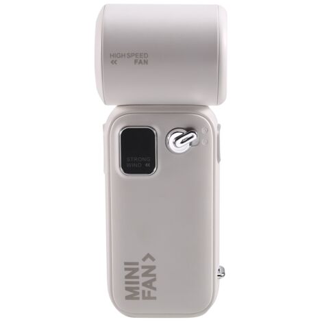 Mini High-Speed Handheld Turbo Fan 100 Wind Speeds Adjustable 3600mAh ...