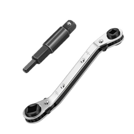Hvac Service Wrench Air Conditioner Valve Ratchet (1/4Inch, 3/8Inch, 3 ...