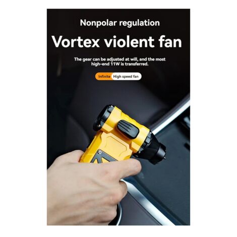 Mini Fan 110000 RPM Brushless Motor Powerful Airflow Violent Air Blower ...