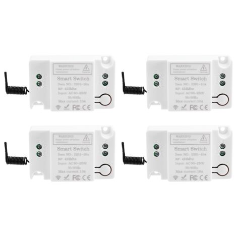 220V Mini Relay Receiver 1CH Single Channel Wireless Remote Control ...