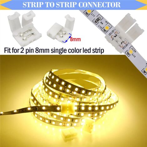 2 Pin LED Connector Kit, Solderless Connectors, Way DC Jack Splitter ...