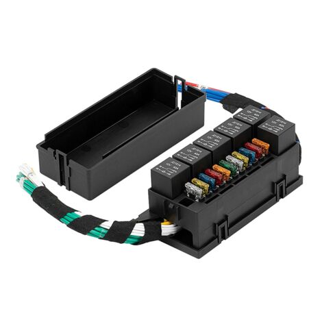 12V Fuse Block for Auto Relay Box Pre-Wired and with 6PCS 5 Pin Relays ...
